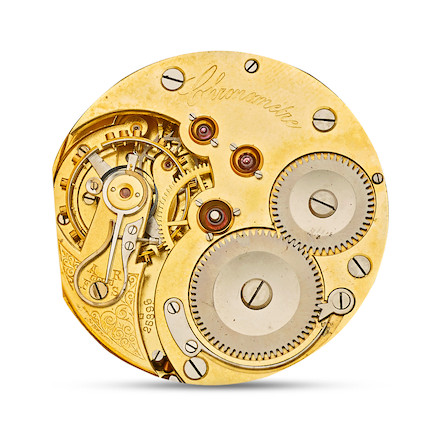 Bonhams : A fine Swiss 18K gold hunter cased pivoted detent pocket ...
