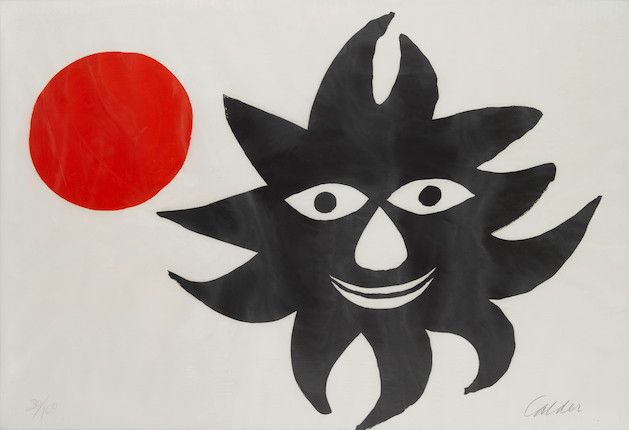 Bonhams : Alexander Calder (1898-1976); Red Moon and Black Sun;