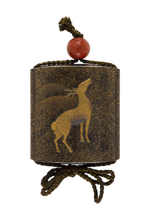 Bonhams : Nomura Chohei (active late 18th century) A three-case lacquer ...