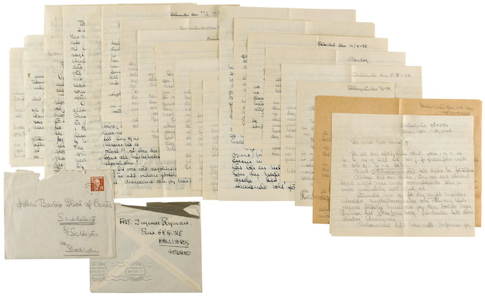 Bonhams : BERGMAN, INGMAR. 1918-2007. A group of 20 Autograph Letters ...
