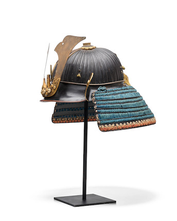 Bonhams : An Akoda-nari suji kabuto Muromachi period (1333-1573), 16th ...