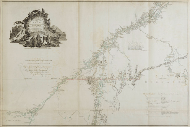 Bonhams : Faden, William. 1750-1836. A map of the inhabited part of ...