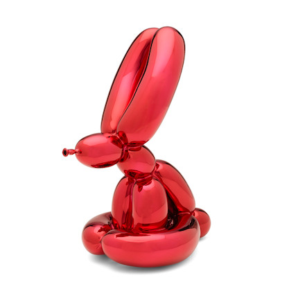 Bonhams : Jeff Koons (born 1955); Balloon Rabbit (Red);