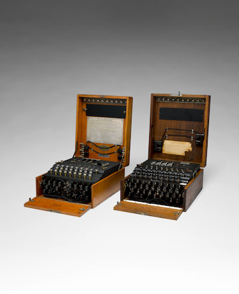 Bonhams : M4 Enigma machine for German naval use. A German Naval 4 ...