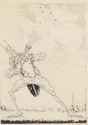 Bonhams : NEILL, JOHN REA. 1877-1943. Original pen-and-ink drawing, He ...