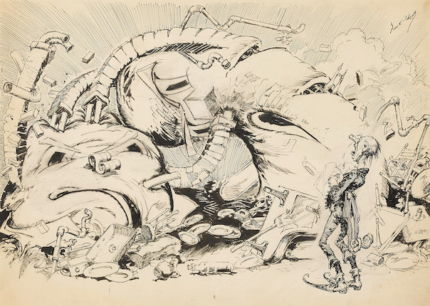 Bonhams : NEILL, JOHN REA. 1877-1943. Original pen-and-ink drawing, He ...