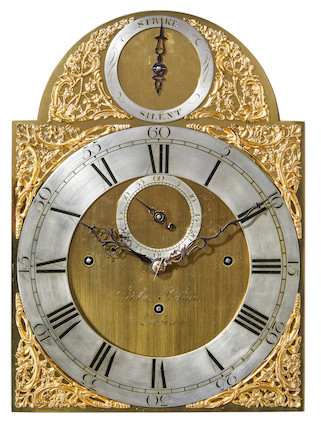 Bonhams : A MAHOGANY QUARTER STRIKING LONGCASE CLOCK WITH GRIDIRON ...