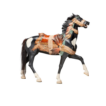 Bonhams : An Important Daniel C. Muller Carousel Native American Lead ...