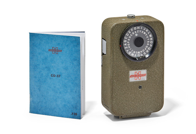 Bonhams : COLD WAR HAGELIN CD-57 POCKET CIPHER MACHINE. Hagelin, Boris ...