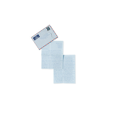 Bonhams : A Bernie Taupin love letter to Maxine Feibelman, October 1970