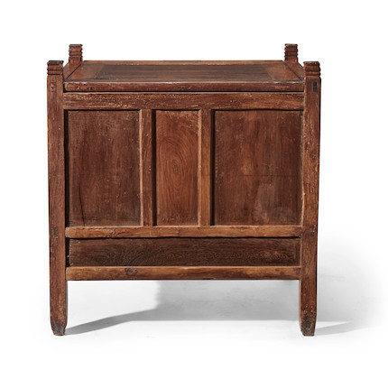 Bonhams : A huanghuali and mixed wood rice chest 18th century
