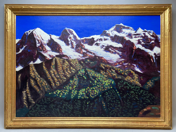Bonhams : Conrad Buff (1886-1975) High Sierras 36 x 50 1/2in framed 42 ...