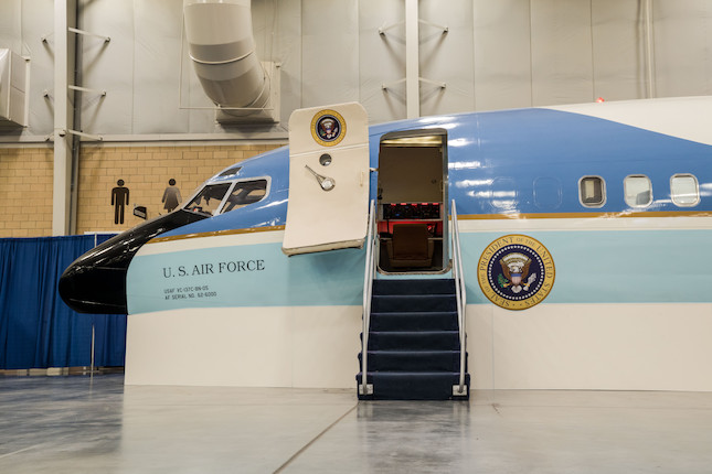 Bonhams : KENNEDY USHERS IN THE JET AGE ABOARD AIR FORCE ONE. A full ...