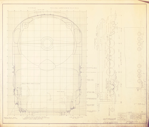 Bonhams : Raymond Loewy (1893-1986) Two Blueprints for the Pennsylvania ...