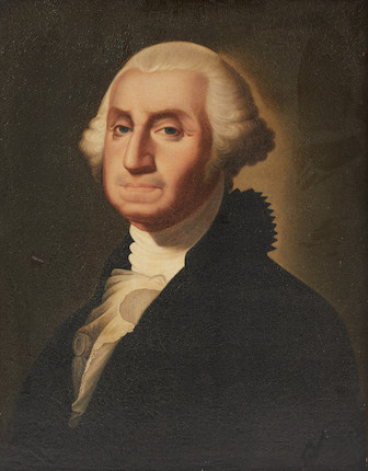 Bonhams : PORTRAIT OF GEORGE WASHINGTON. After Gilbert Stuart. Portrait ...