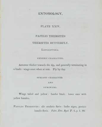 Bonhams : DONOVAN, EDWARD. 1768-1837. The Naturalist's Repository, or ...