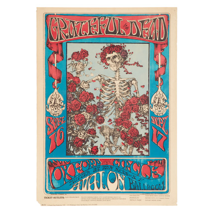 Bonhams : A Grateful Dead Avalon Ballroom concert poster FD-26 OP-2 1966