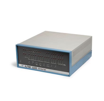 Bonhams : ALTAIR 8800 8-bit microcomputer by MITS, c.1974, metal case ...