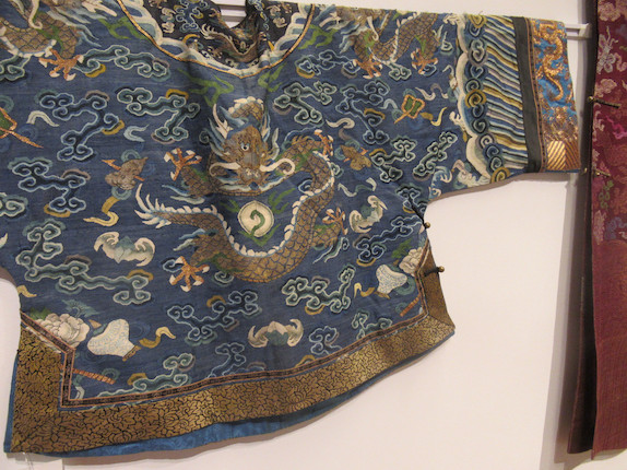 Bonhams : A CHINESE woman's Kesi silk riding jacket, MAGUA Early 19th ...