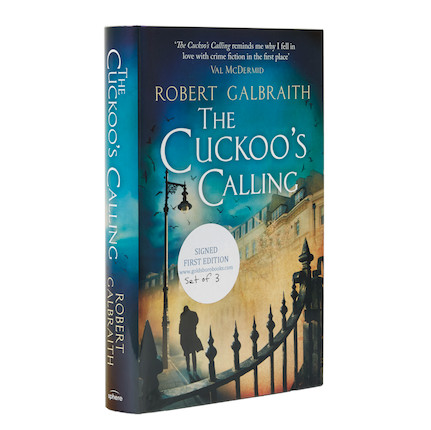 Bonhams : ROWLING, J.K. WRITING AS ROBERT GALBRAITH. 4 titles, all ...