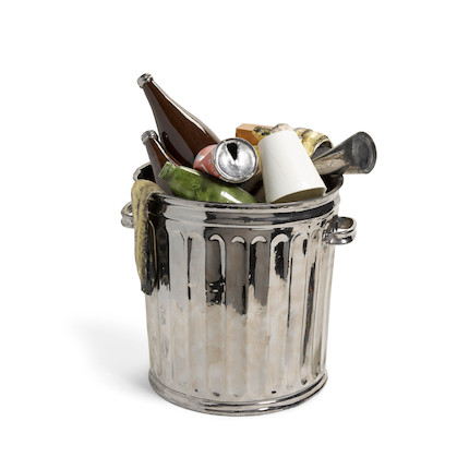 Bonhams : Victor Spinski (1940-2013) Trash (Garbage Can)1976glazed ...