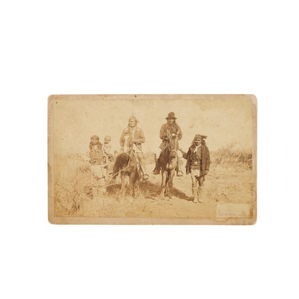 Bonhams : C.S. FLY PHOTO OF GERONIMO AND NATCHES. FLY, C.S ...