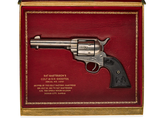 Bonhams : BAT MASTERSON'S COLT SINGLE ACTION ARMY REVOLVER, CUSTOM ...