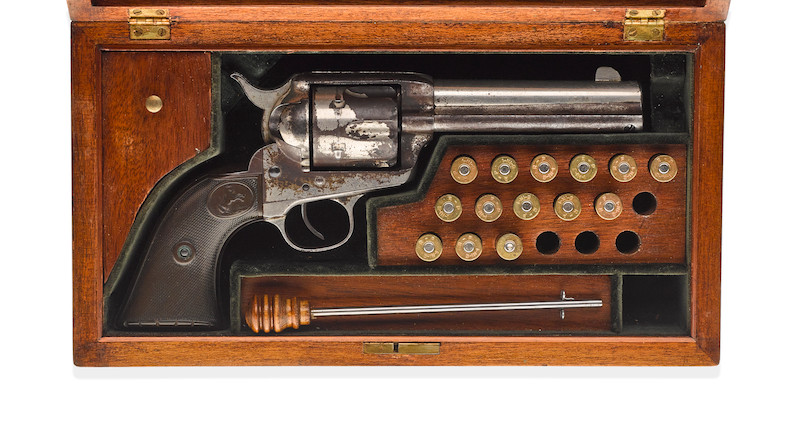 Bonhams : COLT SINGLE ACTION ARMY REVOLVER CLAIMED BY FRED SUTTON TO ...