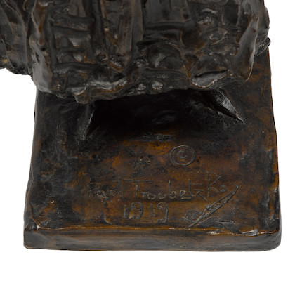 Bonhams : A Bronze portrait of Ruth Raymond Carhart Pavel Troubetskoy ...