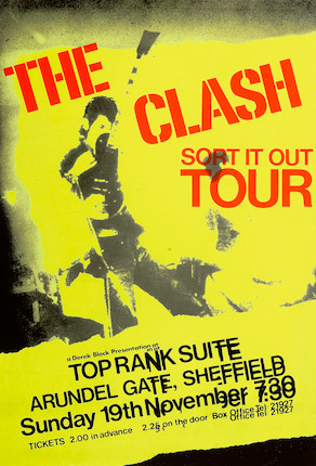 Bonhams : The Clash Concert Poster, 1978