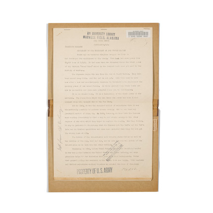 Bonhams : HIROSHIMA BOMBING. TRUMAN, HARRY S. 1884-1972. Statement by ...