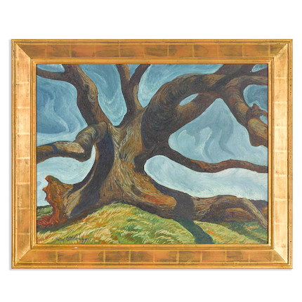 Bonhams : Ray Stanford Strong (1905-2006) Tree Branches 22 x 28 in ...