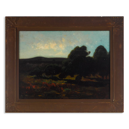 Bonhams : Julian Rix (1850-1903) Landscape 17 3/4 x 24in framed 24 3/4 ...