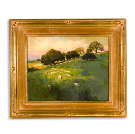 Bonhams : Dan Goozee (born 1943) Cloud Shadows 16 x 20 in. framed 24 x ...