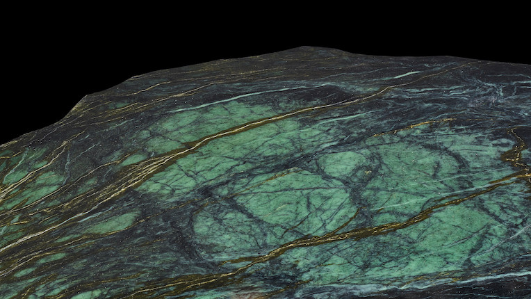 Bonhams : Stunning Alaskan Nephrite Jade Table--En Suite with Lot 1206