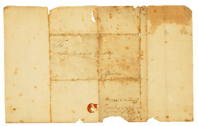 Bonhams : WASHINGTON, GEORGE. 1732-1799. Letter Signed (Go Washington ...