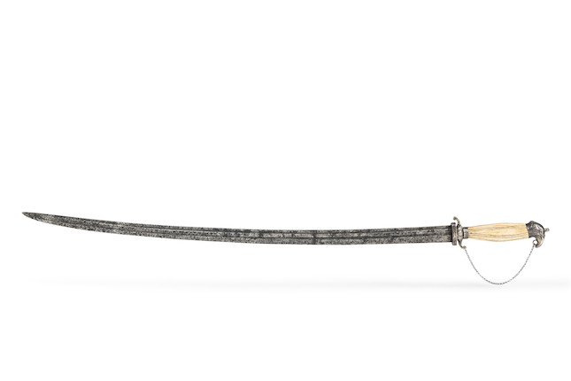 Bonhams Skinner : Silver Hilted Eagle Pommel Officer's Sword