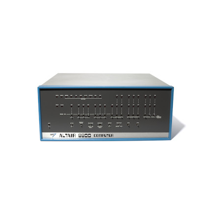 Bonhams : ALTAIR 8800 8-bit microcomputer by MITS, c.1974, metal case ...
