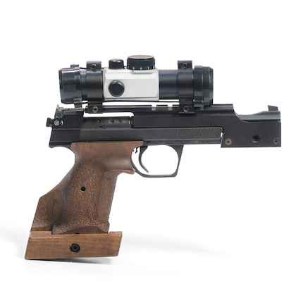 Bonhams Skinner : Hammerli Model 208s Semiautomatic Target Pistol with ...