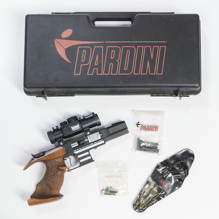 Bonhams Skinner : Pardini Model SP Semiautomatic Target Pistol with ...