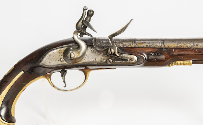 Bonhams Skinner : Flared Muzzle Flintlock Pistol
