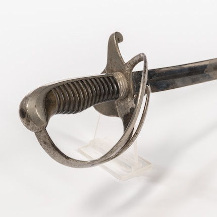 Bonhams Skinner : Brass Hilted French Imported Artillery Saber and a ...