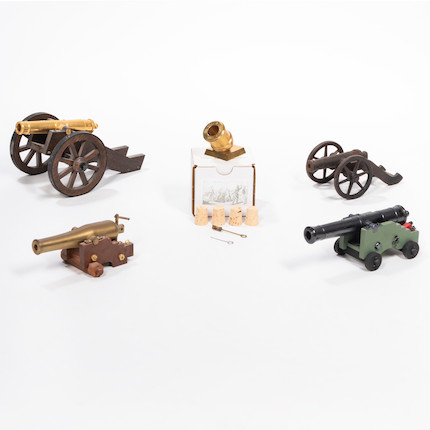 Bonhams Skinner : Five Miniature Black Powder Artillery Pieces