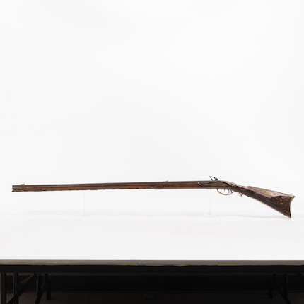 Bonhams Skinner : Reproduction Flintlock Long Rifle