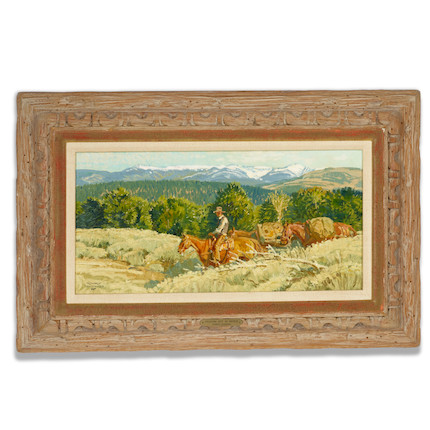 Bonhams : Robert Elmer Lougheed (1910-1982) Packing Out in March 12 x ...