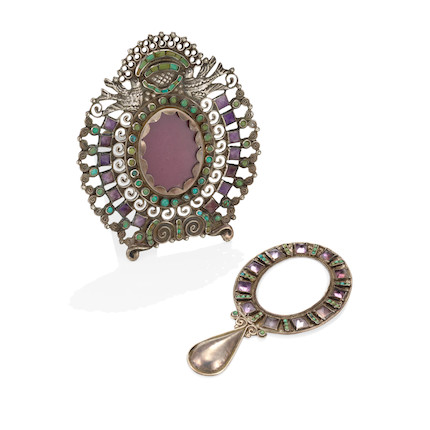 Bonhams : MATILDE POULAT A SET OF SILVER, AMETHYST AND TURQUOISE ...