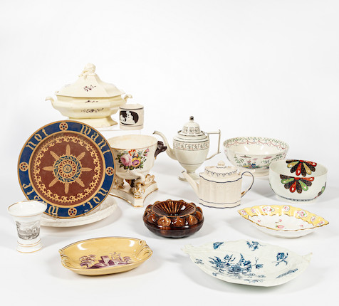Bonhams Skinner : Group of English Ceramic Items