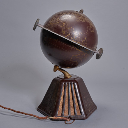Bonhams : COLONIAL RADIO CORPORATION New World Globe Radio1933designed ...