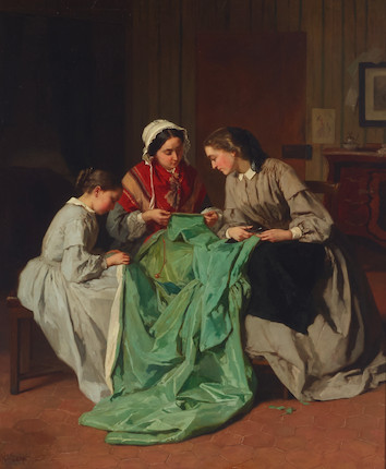 Bonhams : Jean-Baptiste Jules Trayer (French, 1824-1909) The ...