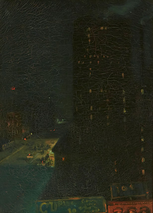 Bonhams : Charles Rollo Peters (1862-1928) San Francisco Nocturne 25 1/ ...
